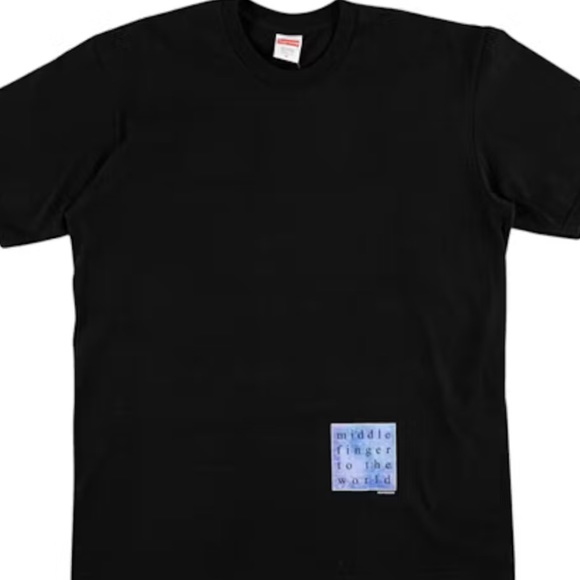 Supreme | Shirts | Supreme Middle Finger To The World Tee | Poshmark